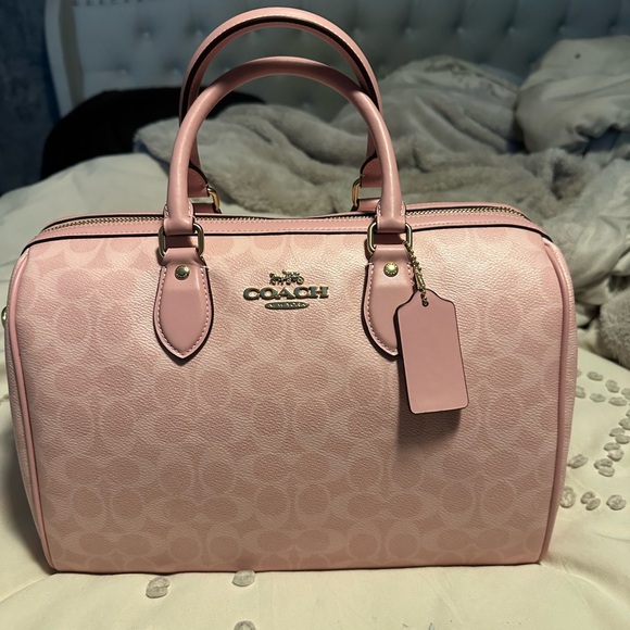 Coach | Bags | Coach Large Rowan Powder Pink Collection | Poshmark